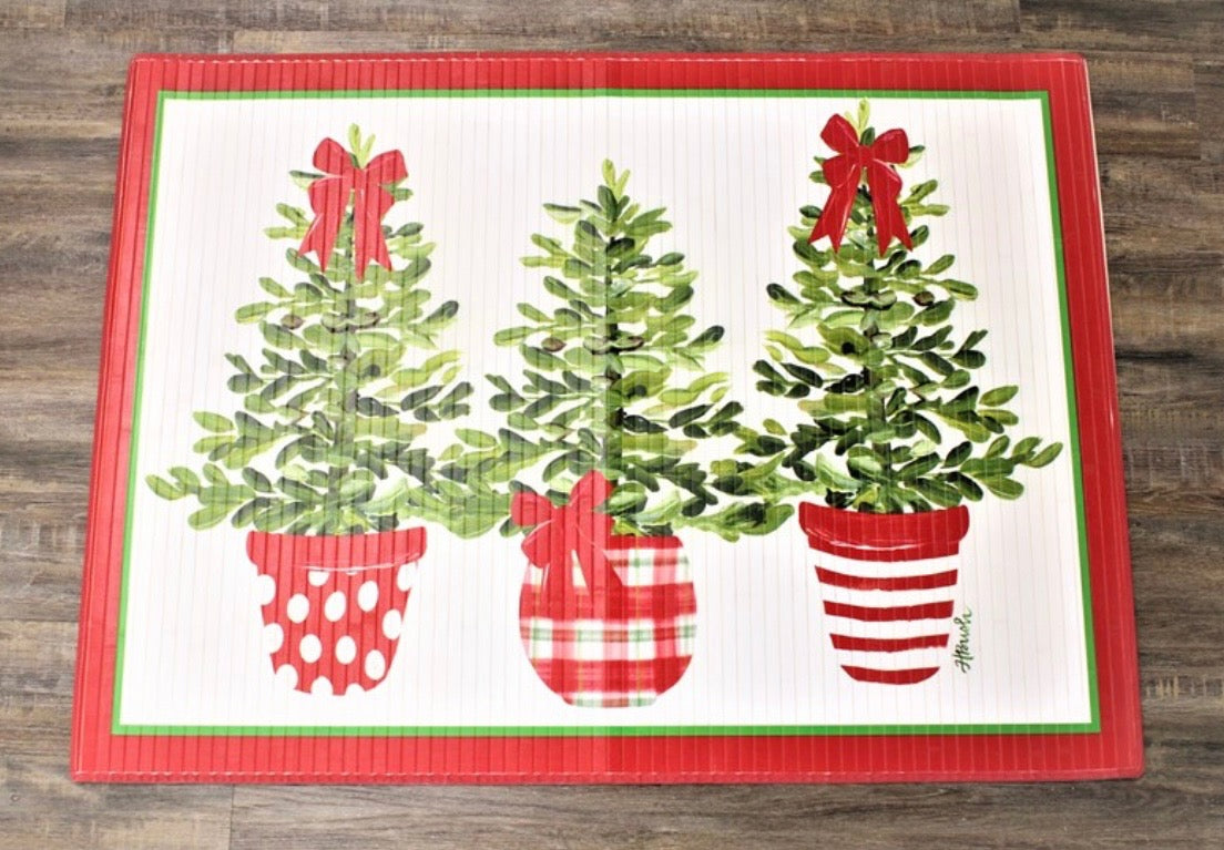 Bamboo Mat Topiary Tree x 3 (47x35) – Natalie Grace