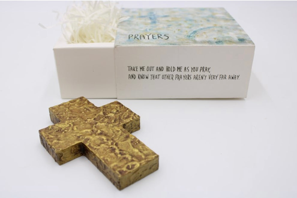 Chunky Wood Cross Prayers, Box 5x5x2 ©Tawnya Norton – Natalie Grace